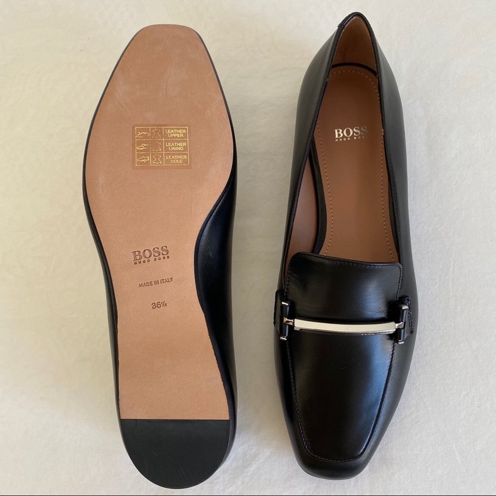 Hugo Boss Italian Made Lara Loafers Nappa Leather - Gem